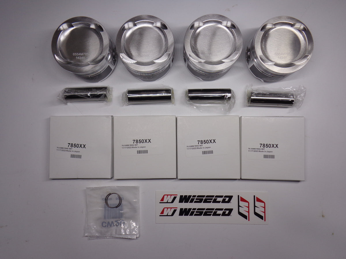 Piston Set Forged Turbo -13cc 78.5mm Wiseco Aftermarket New 1990-1993 ...