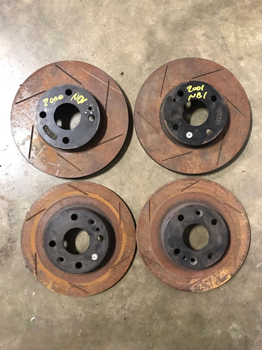 Brake Rotors Set Slotted Stoptech Aftermarket Used 1994-2002 NA and NB ...