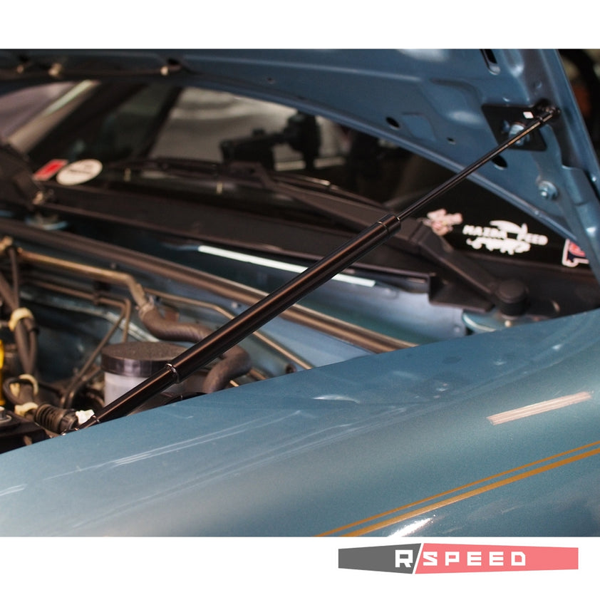 Dual Hood Lift Kit RSpeed Aftermarket New 1990-2005 NA and NB Mazda Mi ...