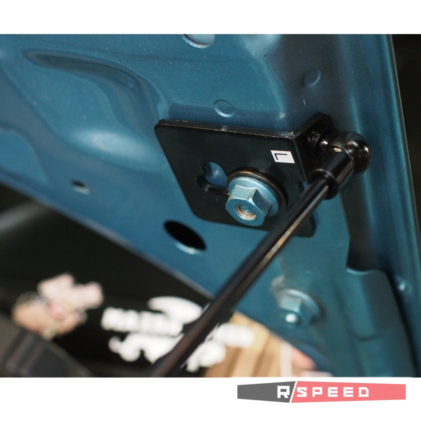 Dual Hood Lift Kit RSpeed Aftermarket New 1990-2005 NA and NB Mazda Mi ...