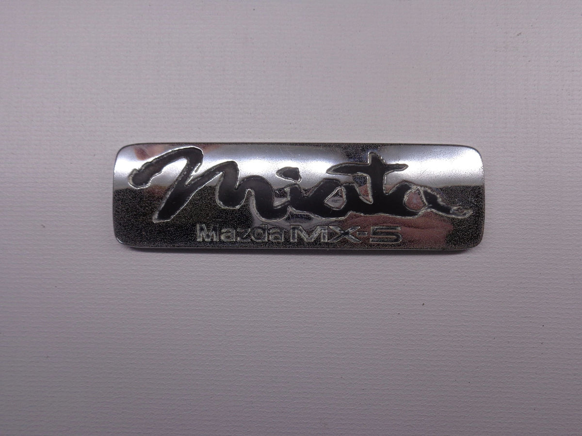 Miata Emblem for Driver Side Rear Finish Panel Factory Used 1990-1997 ...
