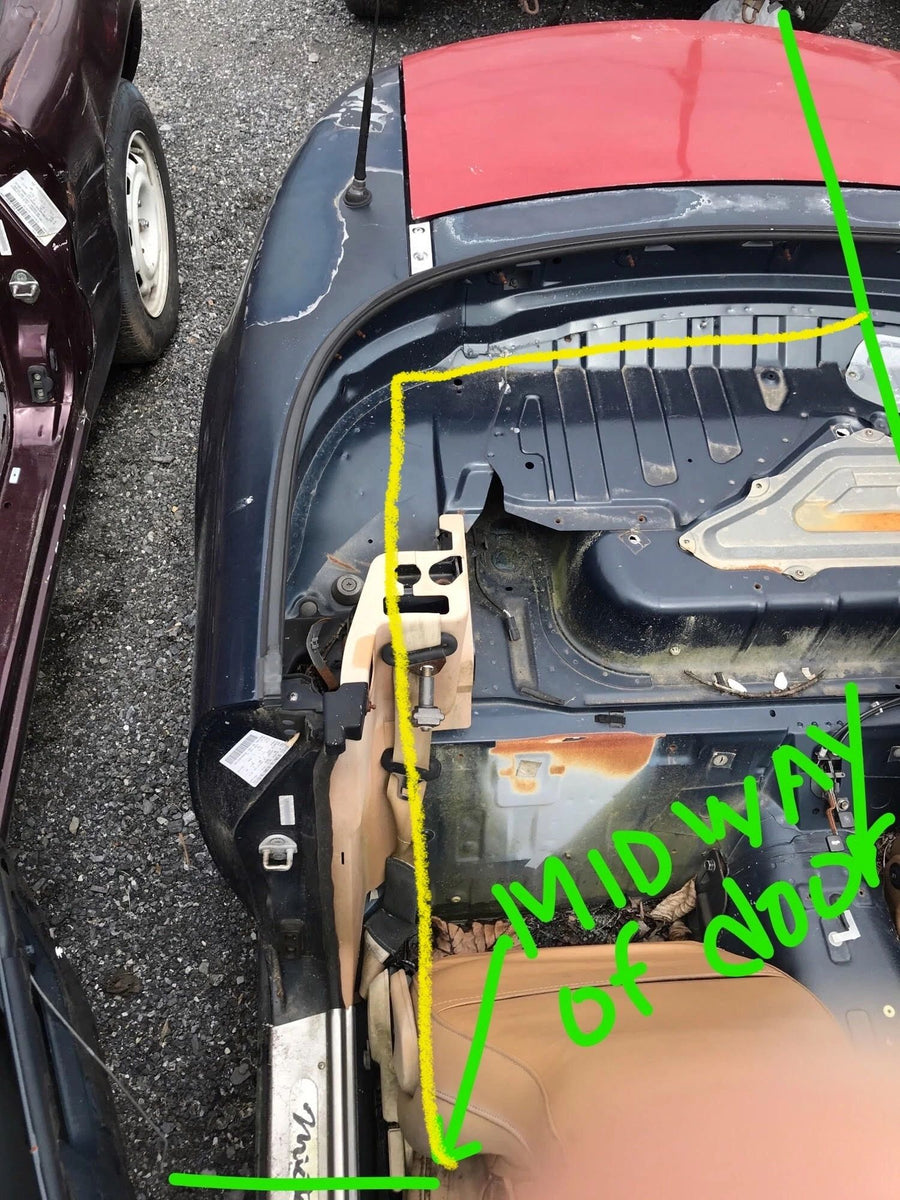 Quarter of the Car Rear Passenger Side Complete Cut Out Factory Used 1 ...